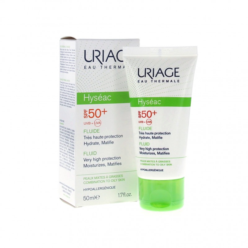 URIAGE HYSÉAC FLUIDE SPF50+ TRÈS HAUTE PROTECTION 50 ML - Para Dream
